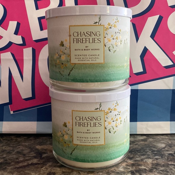 Bath & Body Works | Other | Bath Body Works Chasing Fireflies 3 Wick ...